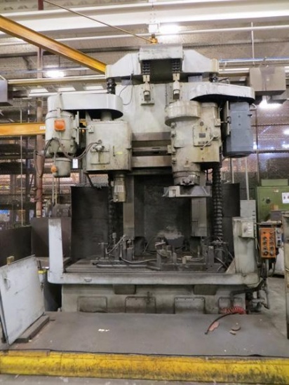 Ingersoll Large Rod Vertical 2 spindle Boring machine, 30" dia. 6 ...
