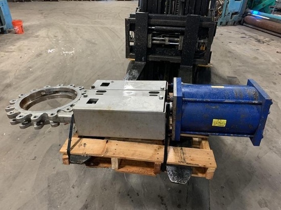 16" PNEUMATIC KNIFE GATE VALVE (SCAVENGER VALVE) | Industrial Machinery ...