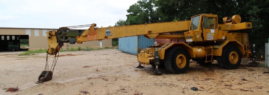 ROUGH TERRAIN TELESCOPING HYDRAULIC CRANE, GROVE 25 T. CAP. MDL. RT625 ...