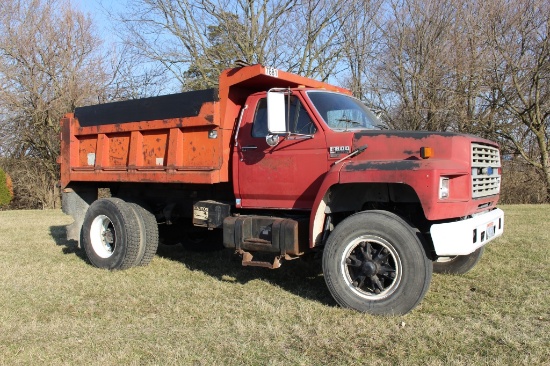 1987 Ford F-800 Dump Truck | Online Auctions | Proxibid