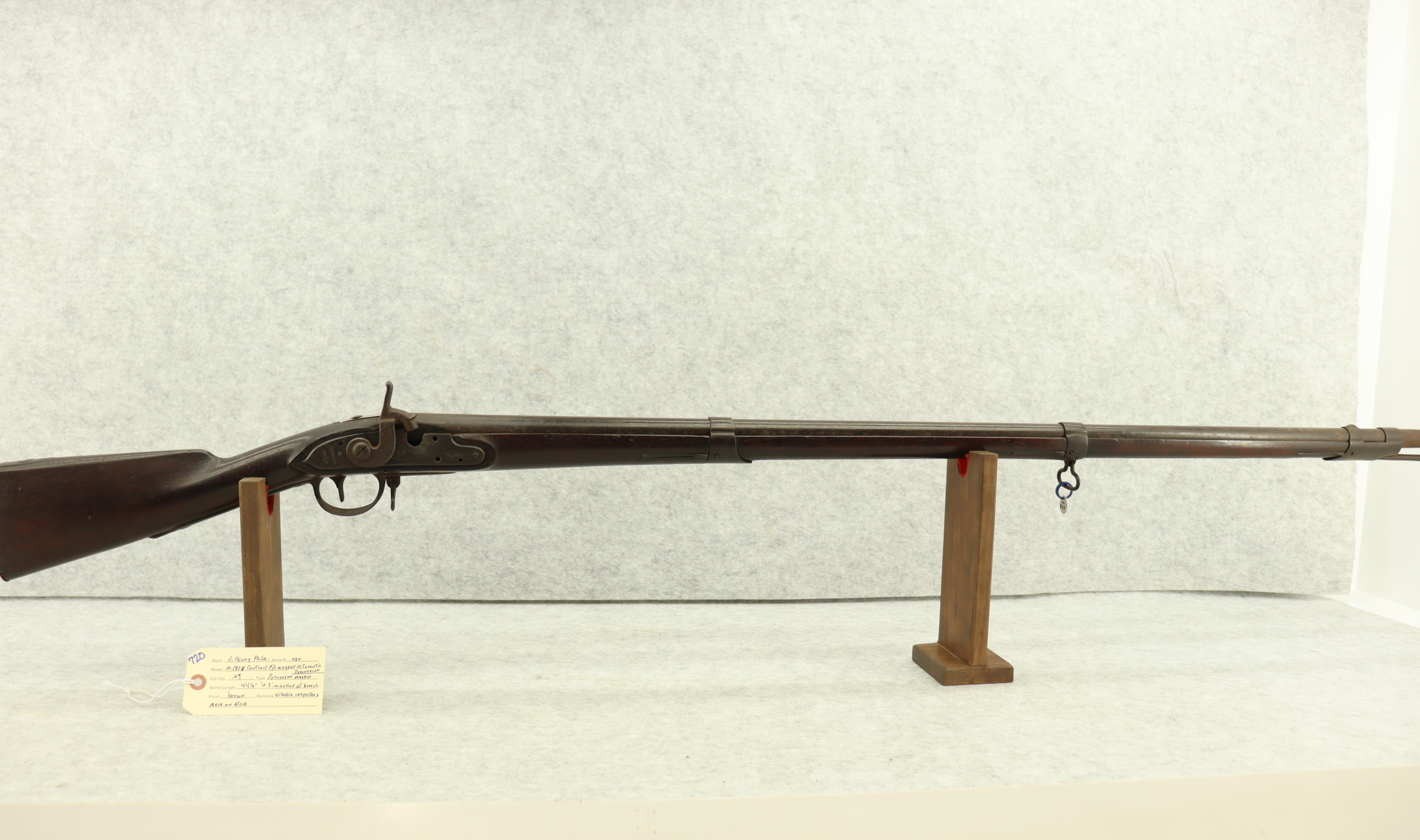 J. Henry (Phila.) – Mod. 1808 Contract Musket - | Proxibid