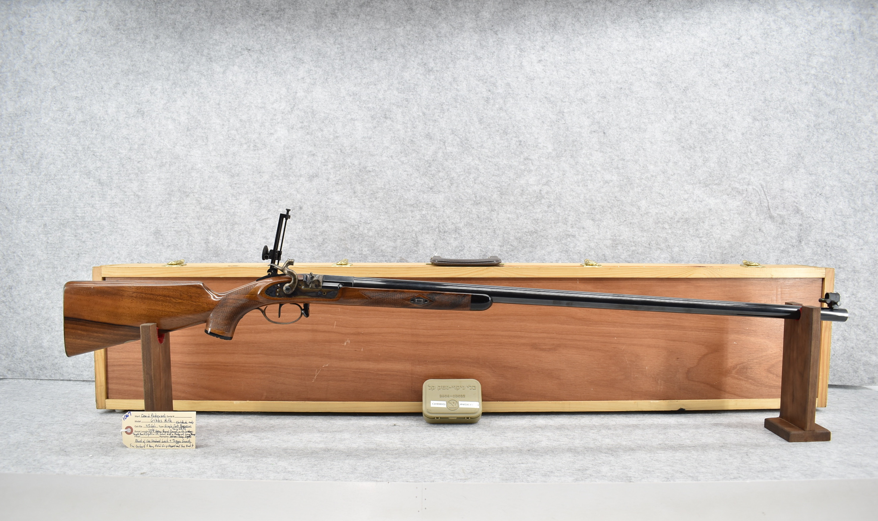 David Pedersoli – Gibbs Rifle – 45 Cal. Black | Proxibid