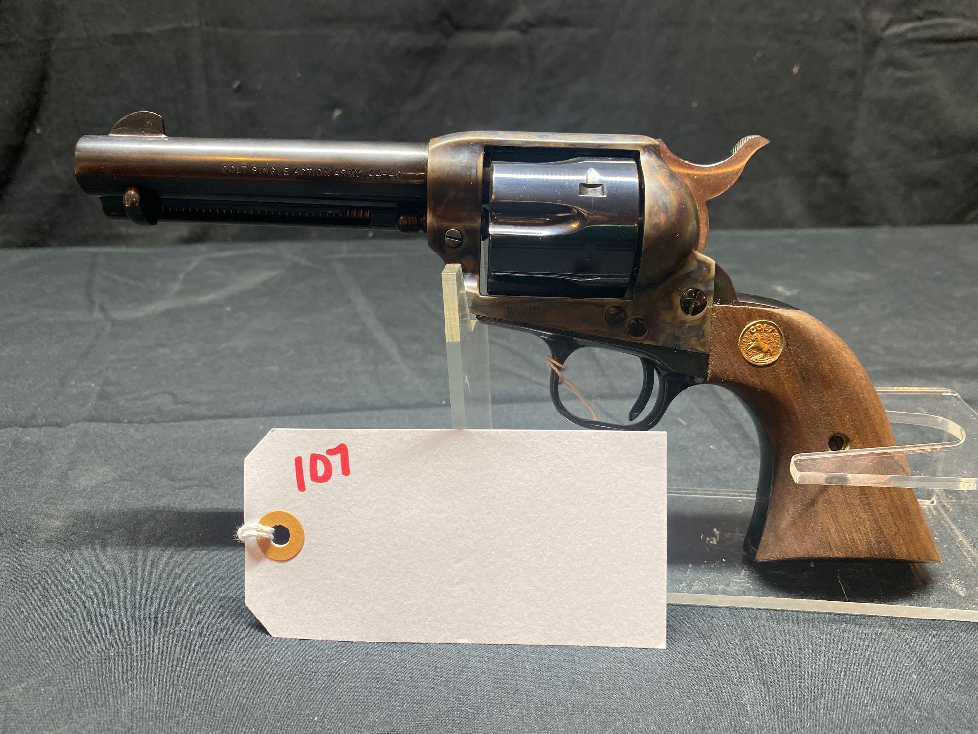 COLT SINGLE ACTION ARMY, 44-40 CAL REVOLVER | Proxibid