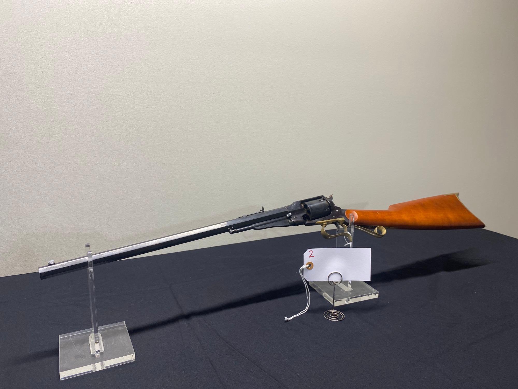 REPRODUCTION 44 CAL BLACK POWDER REVOLVER RIFLE | Proxibid