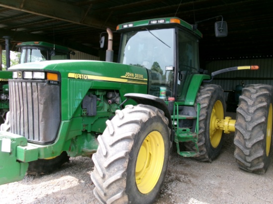 John Deere 8410 MFWD Tractor, Hyd 3rd Arm, Apx 9,330 hrs, #P011119 ...
