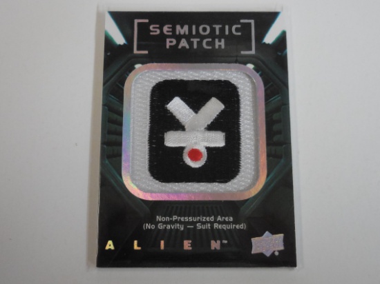 2017 UPPER DECK ALIEN MOVIE SEMIOTIC PATCHES NON PRESSURIZED AREA ...