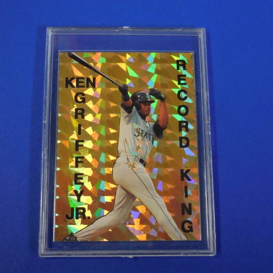 1994 RECORD KING KEN GRIFFEY JR GOLD REFRACTOR CARD SEATTLE MARINERS ...