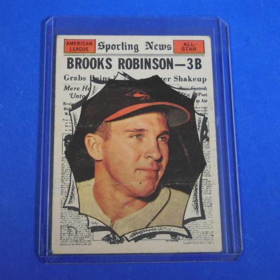 1961 TOPPS BASEBALL #572 BROOKS ROBINSON ALL STAR HIGH NUMBER | Art ...