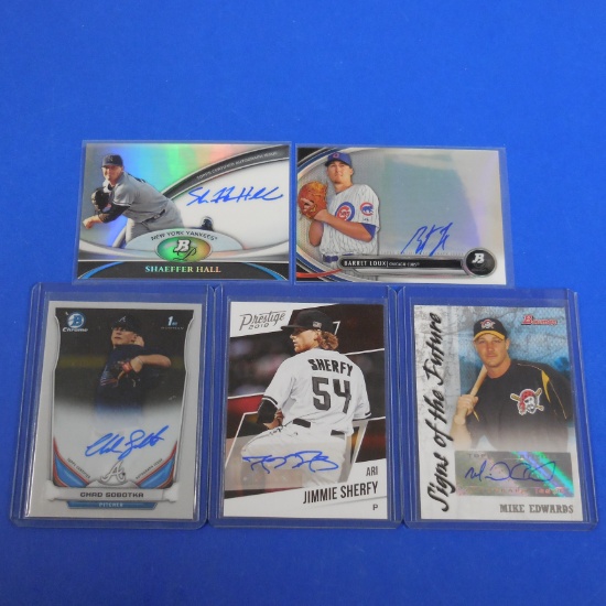 BASEBALL AUTOGRAPHED ROOKIE CARD LOT PACK PULLED SIGNATURES | Art ...