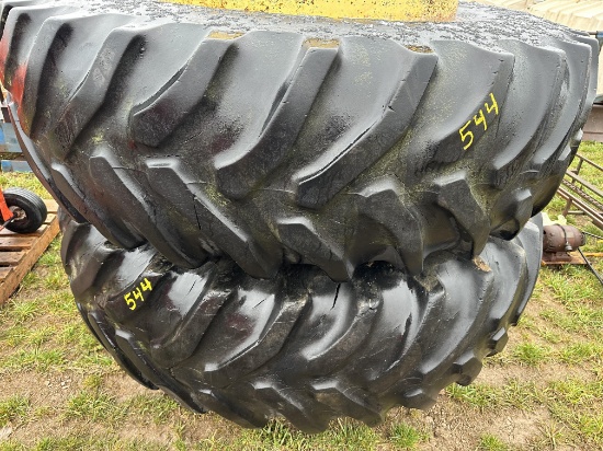 Pair 20.8 X 38 T-Rail Duals With Hardware | Farm Equipment & Machinery ...