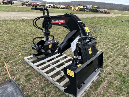 New Wallenstein LXG430R Skid Steer Log Grapple | Online Auctions | Proxibid