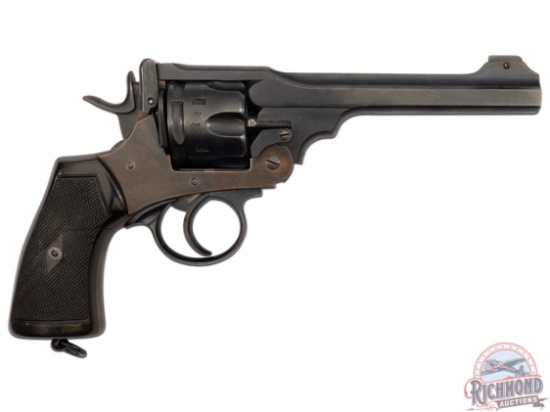 Webley & Scott Mark VI .45 Top Break Revolver Shaved Cylinder w/ Webley ...