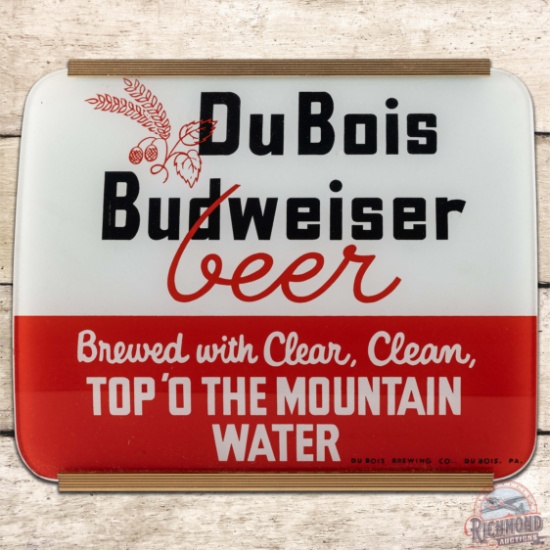 Dubois Budweiser Beer Lighted Countertop Advertising Sign | Art ...