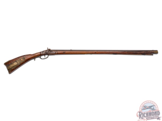 Attributed Henry Albright Percussion Kentucky Rifle | Guns & Military ...