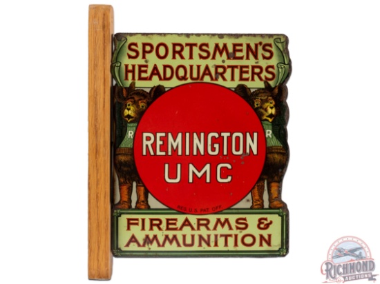 Remington UMC Sportsmen's Headquarters Firearms & Ammunition Metal ...