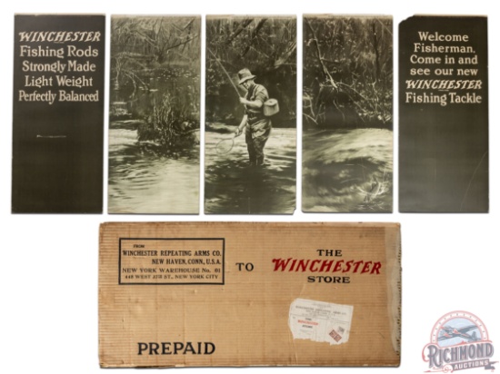 Winchester "Fly Fishing" & "Junior Rifle Corps - Learn to Shoot" Scene ...