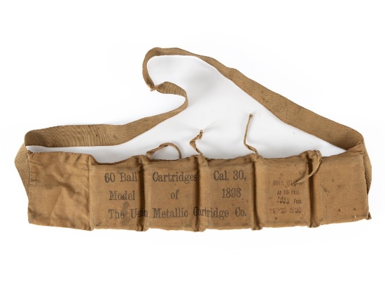 Union Metallic Cartridge Co. 30 Caliber Ammunition in Bandolier | Guns ...