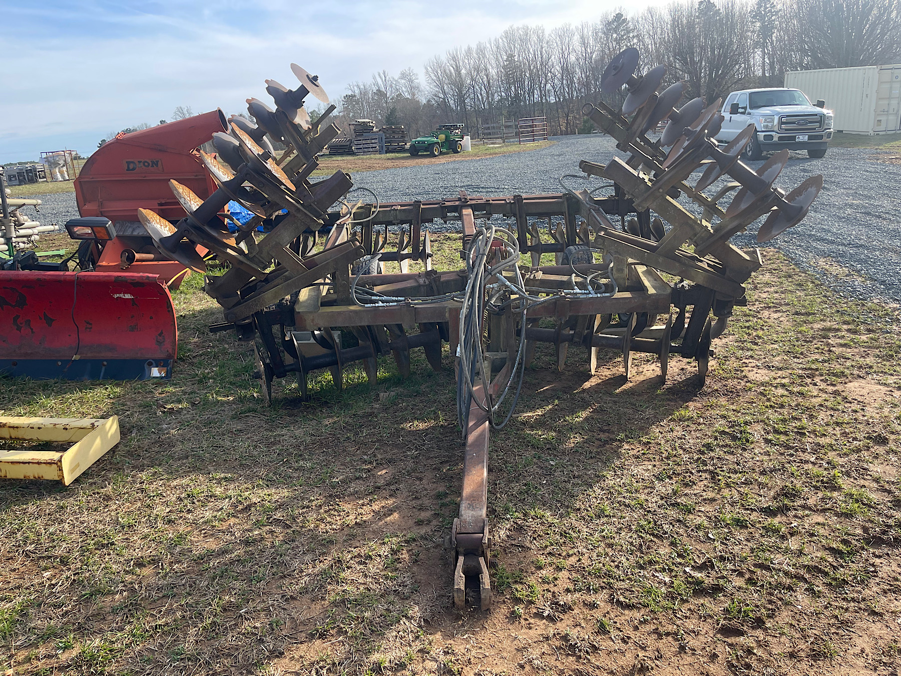Approx. 18' Hydraulic Fold Bush Hog Brand Disc | Proxibid