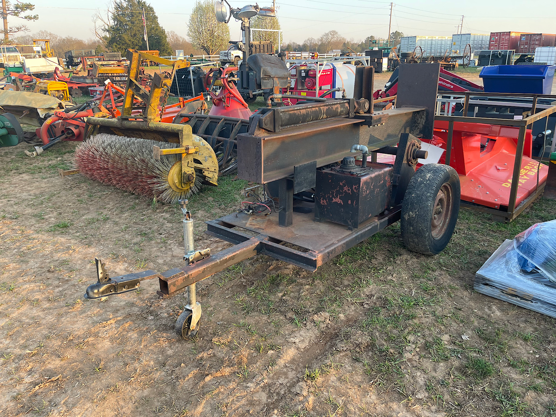 Home Made Log Splitter (Works) | Proxibid