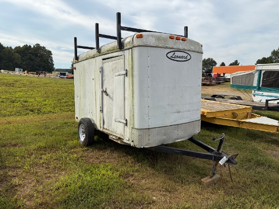 Leonard 5'x10' Enclosed Trailer (No Title) | Online Auctions | Proxibid