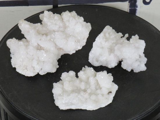 3 Beautiful Cave Calcite/White Aragonite Crystal Cluster Specimen(ONE ...