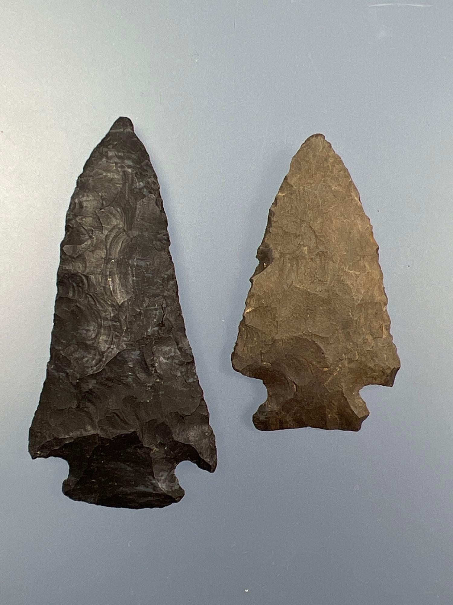 3 FINE Corner Notch Points, Longest is 2 9/16", | Proxibid