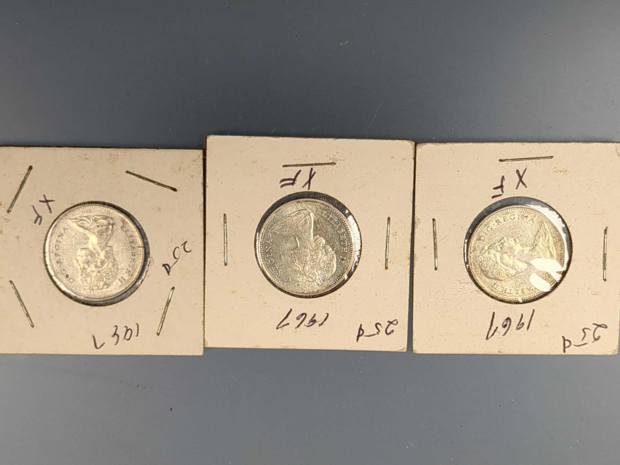 (3) 1967 Cougar Canadian Coins | Proxibid