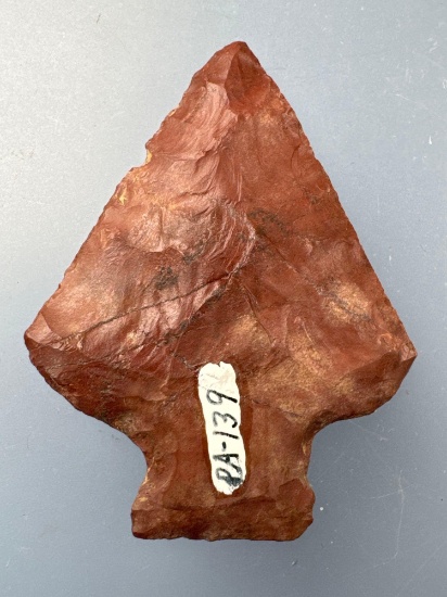 SUPERB 2" Heat-Treated Red Jasper Perkiomen, Found in Vicinity of ...
