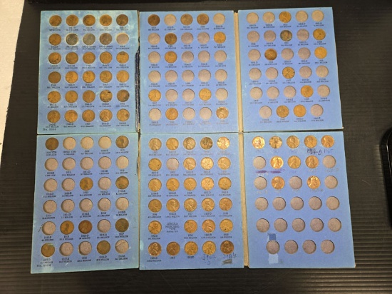 LOT OF COLLECTOR BOOKLETS WITH 95 PENNIES 1909-1969 | Online Auctions ...