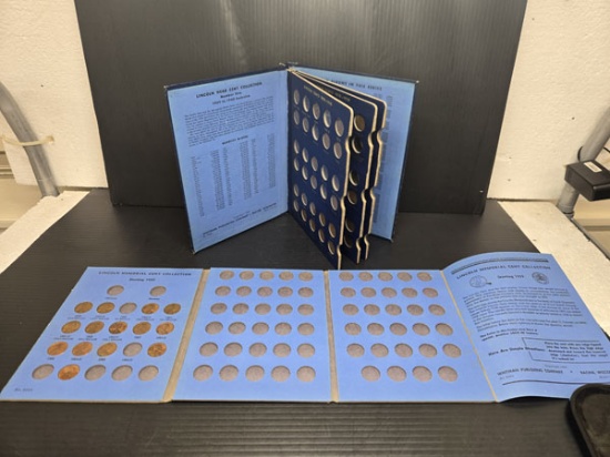 2 LINCOLN HEAD COLLECTOR BOOKLETS 1909-1967 WITH 72 PENNIES | Online ...