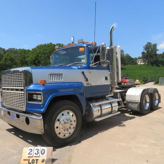 1992 Ford LTL 9000 Day Cab Road Tractor, 3406 Cat Diesel Engine, 13-Spd ...