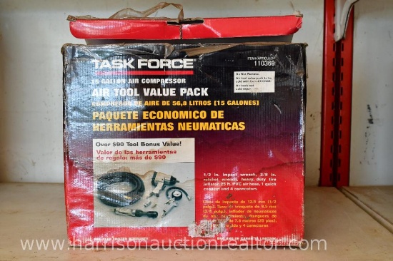 Task Force T5 Gallon Air Compressor Air Tool Value Pack | Estate ...
