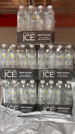 5 Cases - 12 Packs Sparkling Ice Drinks - Lemon Lime Water 17fl Oz ...
