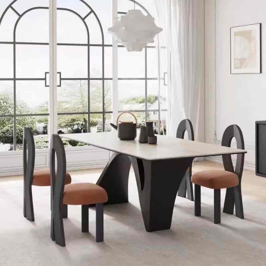 Middle ancient style rock slab dining table | Estate & Personal ...