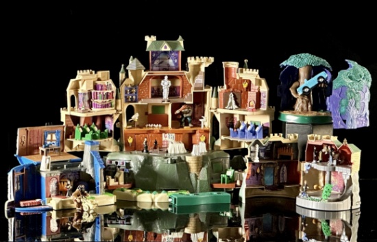 Rare Mattel 2001 Harry Potter Polly Pocket Hogwarts Castle Playset ...