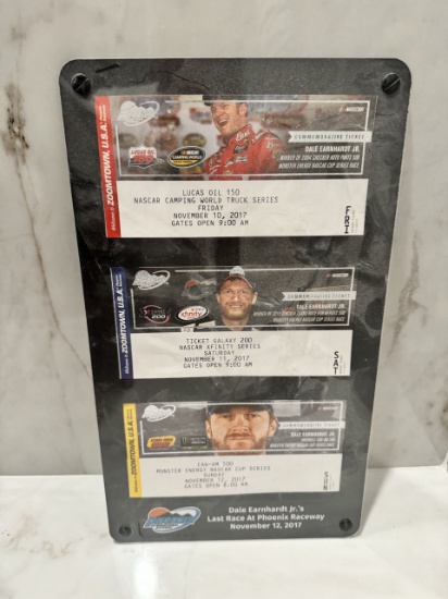 2017 Dale Earnhardt Jr Final Ride Phoenix Raceway Tickets Poster ...