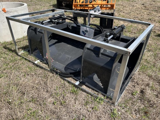 Wolverine 72" SS Flat Bottom Grapple Bucket | Online Auctions | Proxibid