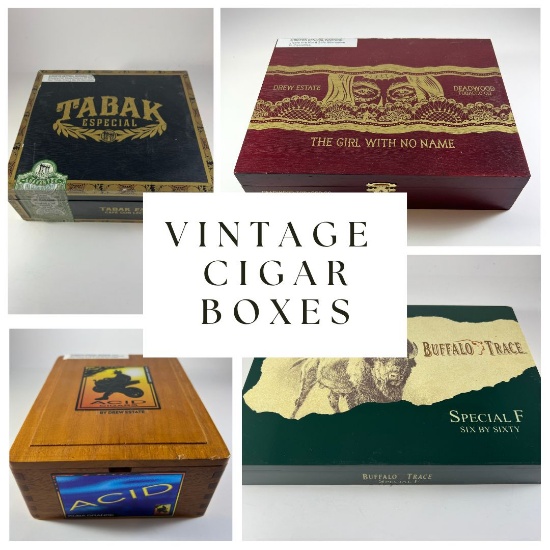 All In ALL Done LLC Auction Catalog - 03/25 - Vintage Cigar Boxes ...