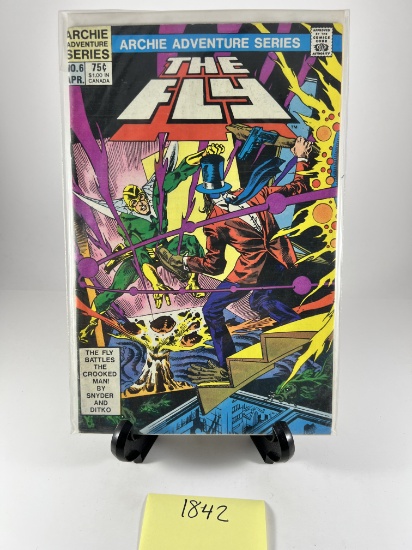 The Fly Comic Issue 10.6 April Archie Adventure Series Snyder and Ditko ...