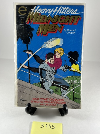 Midnight Men #1 Heavy Hitters by Howard Chaykin Epic Comics June 1993 ...