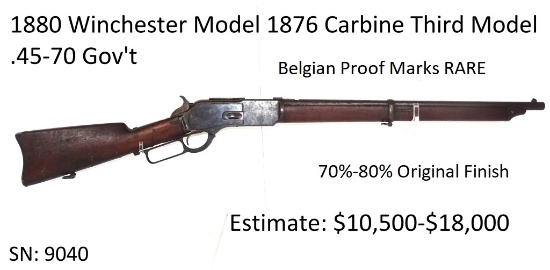 Collectors Auctions Auction Catalog - Jan. 8th Winchester 1876, PKM, AK ...
