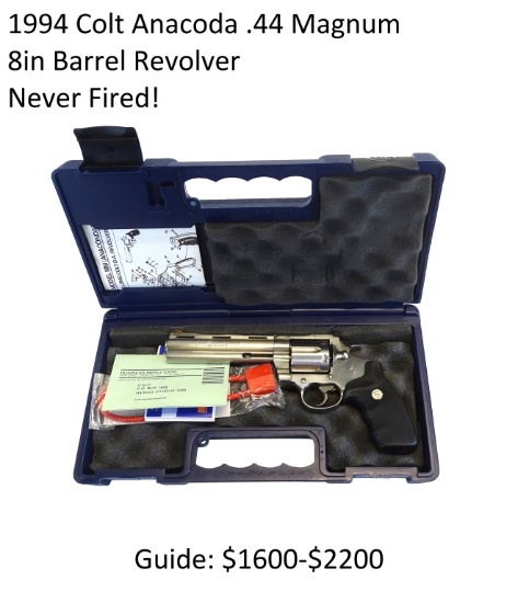 1994 Colt Anaconda .44 Magnum Revolver | Guns & Military Artifacts ...