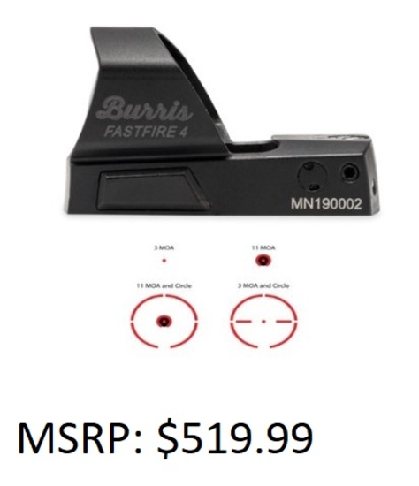 Burris Optics Fastfire IV Red Dot | Guns & Military Artifacts Gun ...