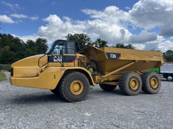 CATERPILLAR 735 Articulated Truck | Heavy Construction Equipment Off Road Dump & Haul Trucks ...