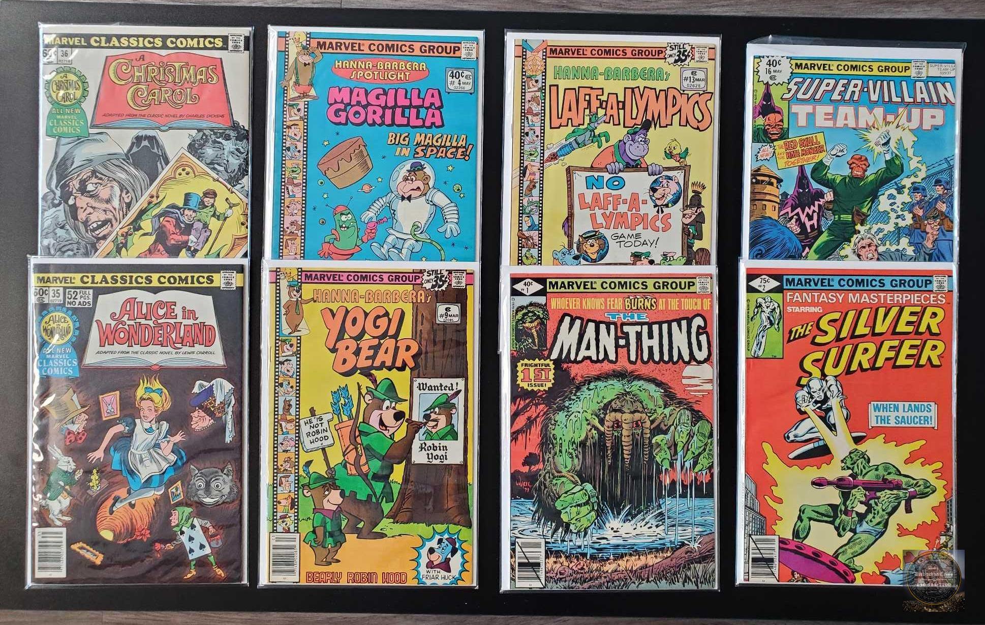 Mixed lot of 8 Marvel comics Hanna Barbera, | Proxibid