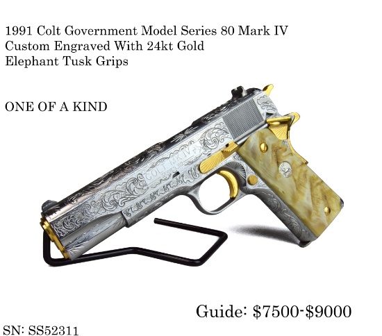 1991 Colt Government Series 80 Mk IV Custom | Guns & Military Artifacts ...