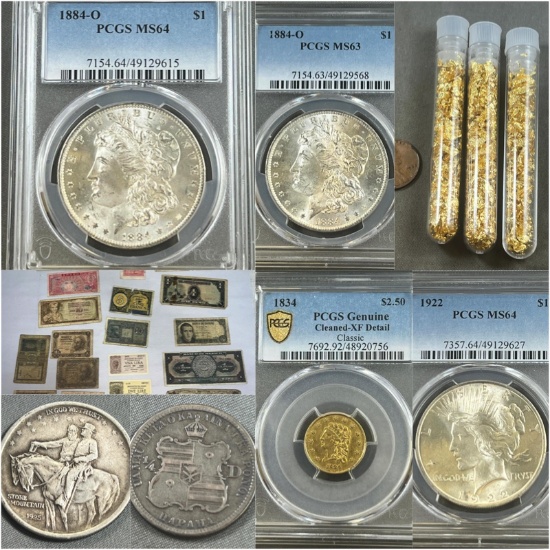 P.A.C.C. Auction Gallery LLC Auction Catalog - 3 Day One Owner Coin ...