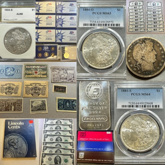 P.A.C.C. Auction Gallery LLC Auction Catalog - 3 Day One Owner Coin ...