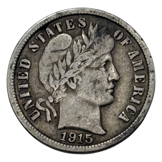 1915 Barber Dime, 90% silver, FULL LIBERTY | Coins & Currency Coins US ...