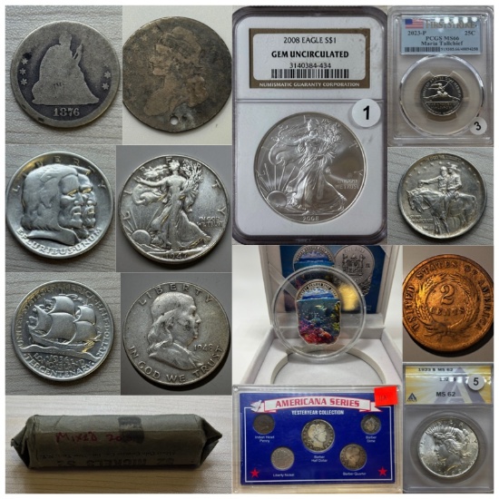 P.A.C.C. Auction Gallery LLC Auction Catalog - ONE OWNER COIN ...